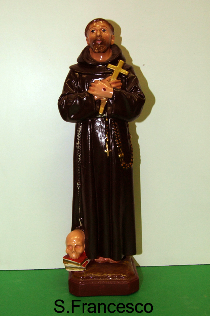 SStatue sacre Santi Beati in gesso nuove e vintage